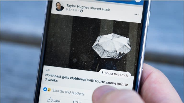 Facebook เพิ่มปุ่ม about this article ปุ่มตรวจสอบแหล่งข่าวก่อนแชร์ ...
