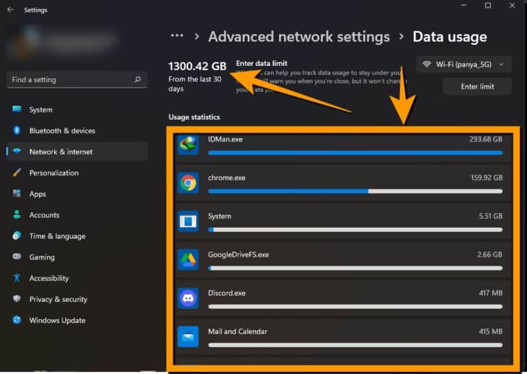 วิธีดู Data Usage ใช้เน็ตไปเท่าไหร่แล้ว บน Windows11 - iT24Hrs