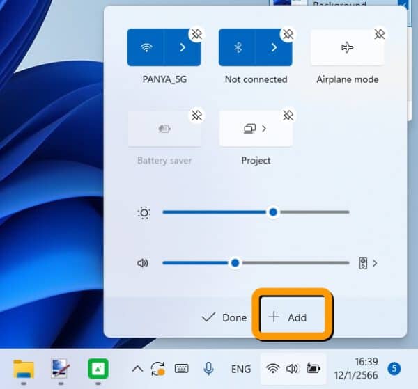 วิธีเปิด Quick Settings วิธีตั้งค่าด่วนอย่างง่ายและรวดเร็ว บน Windows11 ...