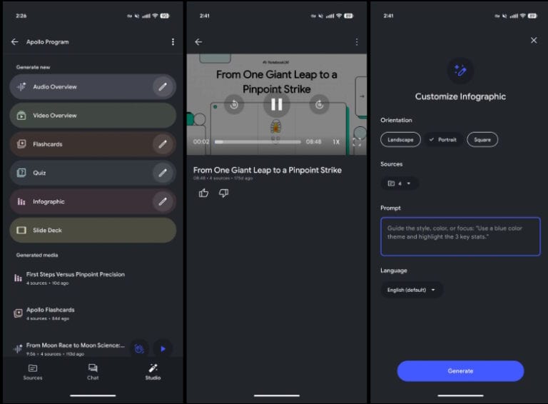 แอป NotebookLM บนมือถืออัปเดตใหม่รองรับ Video Overviews สร้างวิดีโอสรุป ...